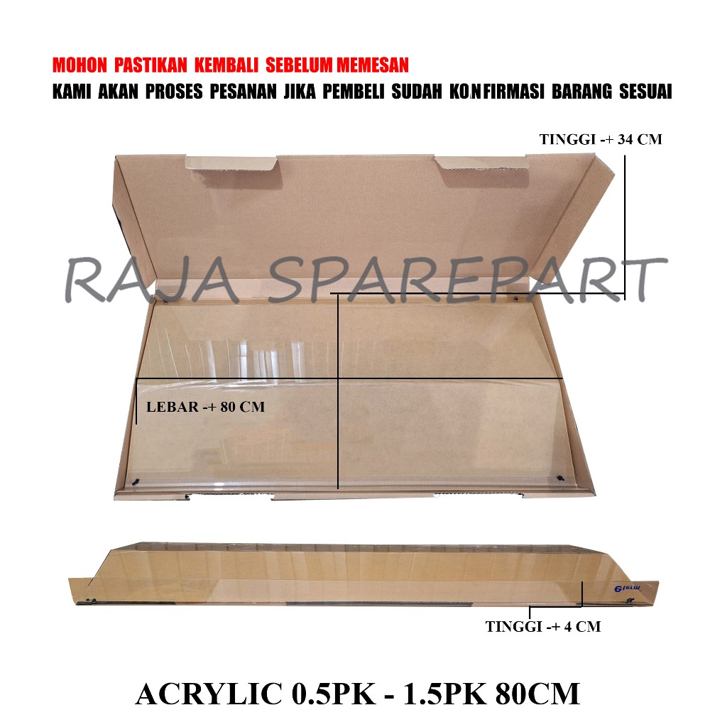 Jual AR1 Acrylic AC / ACRYLIC 0.5PK - 1.5PK 80CM | Shopee Indonesia