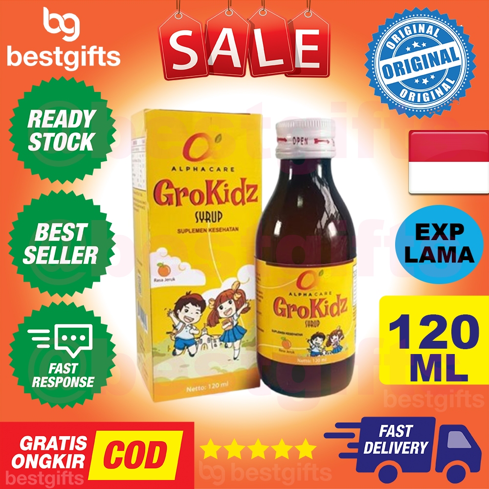 Jual ALPHACARE ALPHA CARE GROKIDZ SYRUP GROW KIDS SIRUP MULTIVITAMIN ...