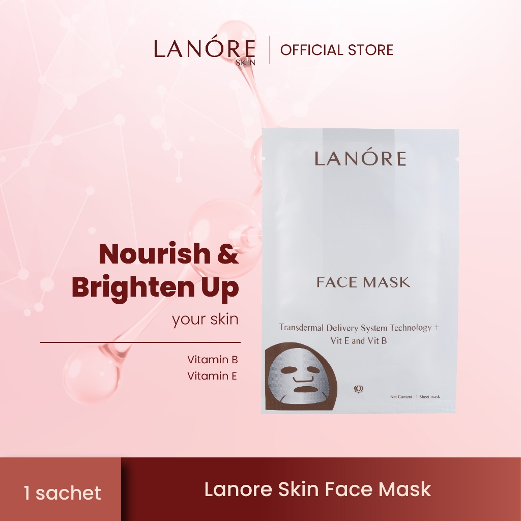 Jual Lanore Face Mask Whitening (Special Gift) | Shopee Indonesia
