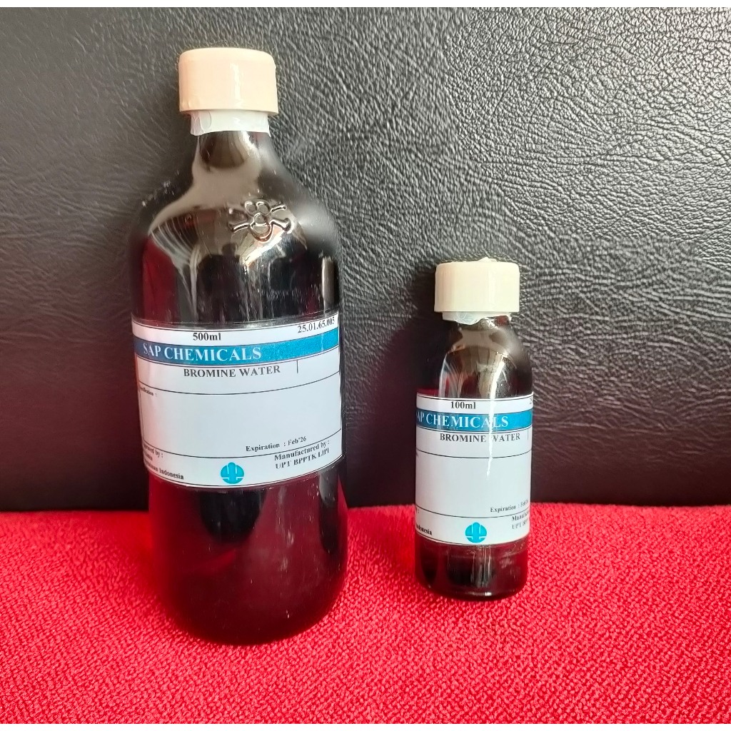 Jual Bromine Water Bromin Water Air Bromin ukuran 100ml , 500ml ...