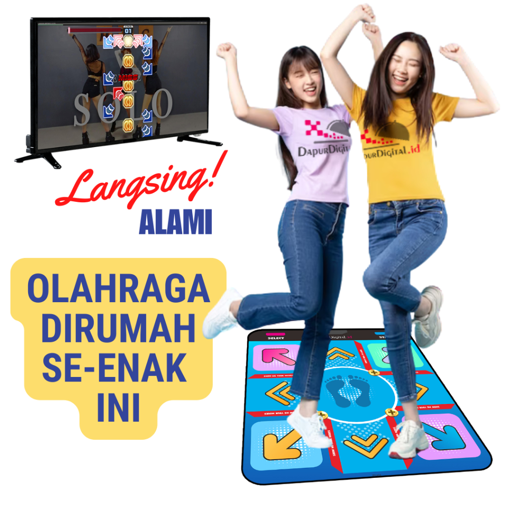 Jual Niko Karpet PIU / Karpet Dance PIU / Karpet Dance Pump it up ...