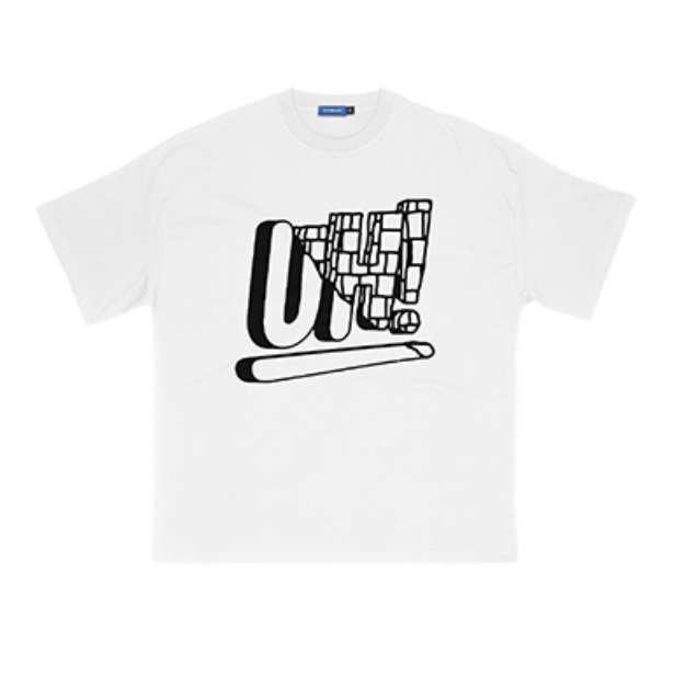 Jual UH! Tshirt Heavyweight Cotton - REVEAL LOGO WHITE | Shopee Indonesia