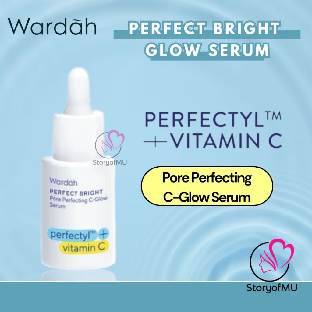 Jual WARDAH Perfect Bright Perfectyl TM + Vitamin C Pore Perfecting C-Glow Serum 15ml - Micro ...