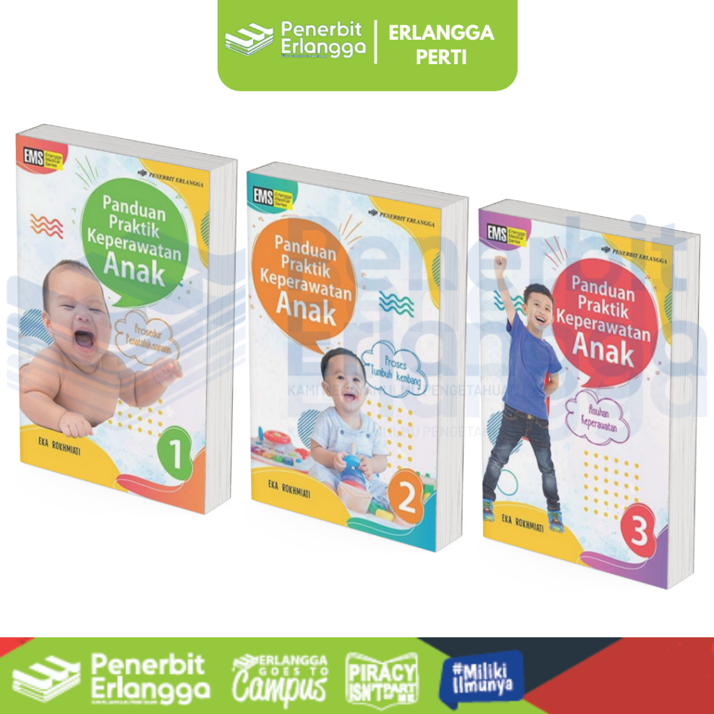 Jual [Erlangga] Buku Referensi Mahasiswa: Panduan Praktik Keperawatan Anak Jilid1 , 2 & 3 - Eka ...