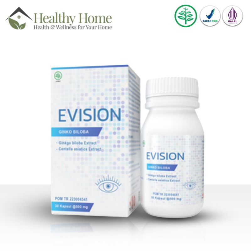 Jual Evision Asli Original Suplemen Mata Herbal | Shopee Indonesia