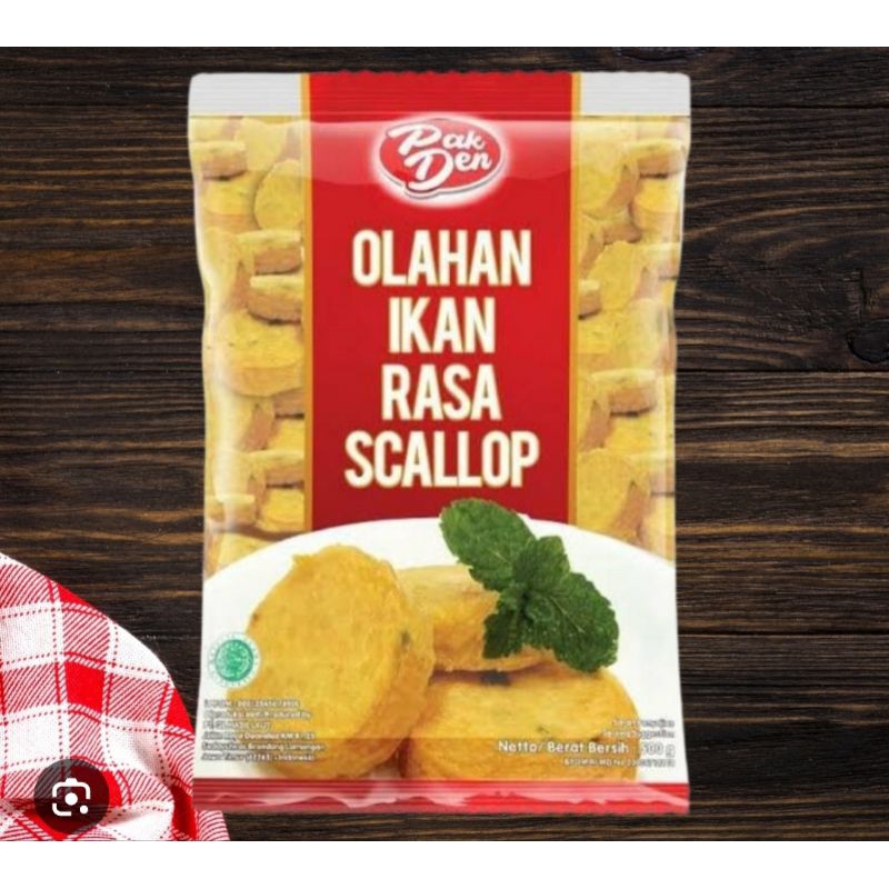 Jual PAKDEN OLAHAN IKAN RASA SCALLOP 500gr | Shopee Indonesia