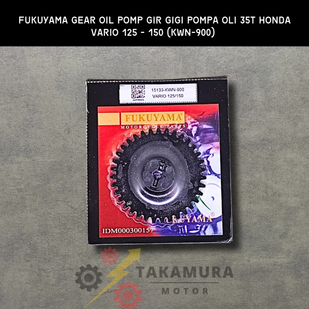 Jual Fukuyama Gear Oil Pomp Gir Gigi Pompa Oli 35T Honda Vario 125 - 150 (KWN-900) | Shopee ...