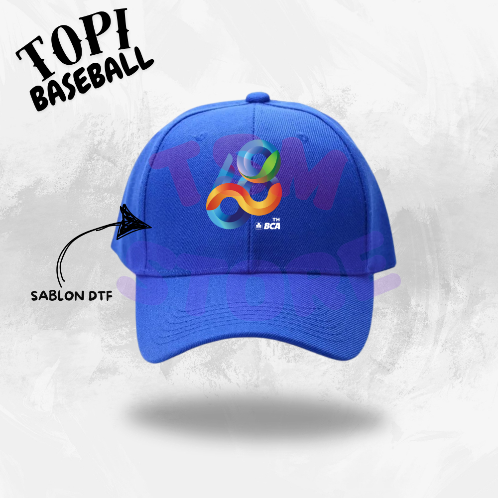 Jual TSM TOPI BASEBALL HUT BCA 68 TH - TOPI CUSTOM MURAH | Shopee Indonesia
