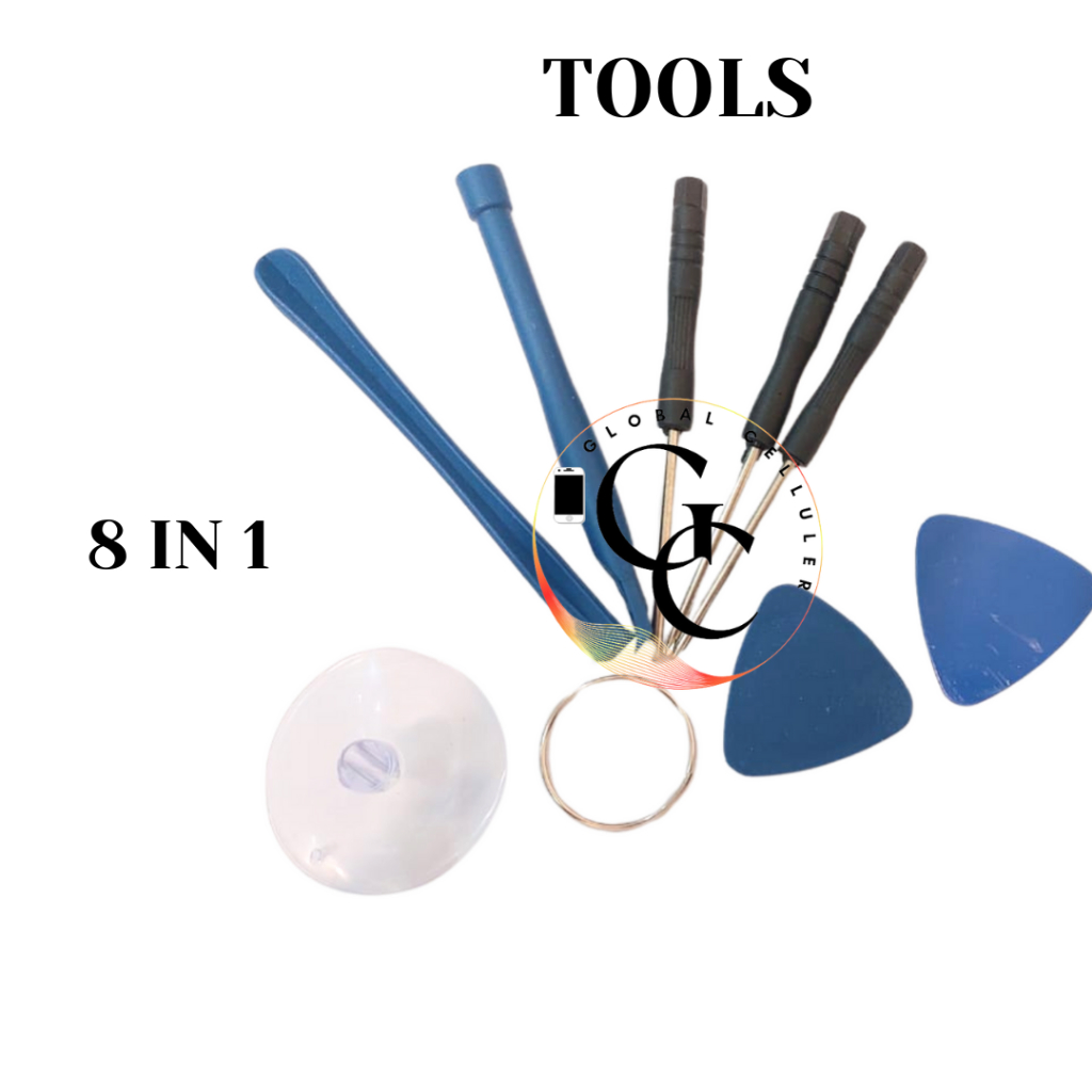 Jual Obeng Set 8 in 1 Original (Opening Tools Handphone Alat Service ...