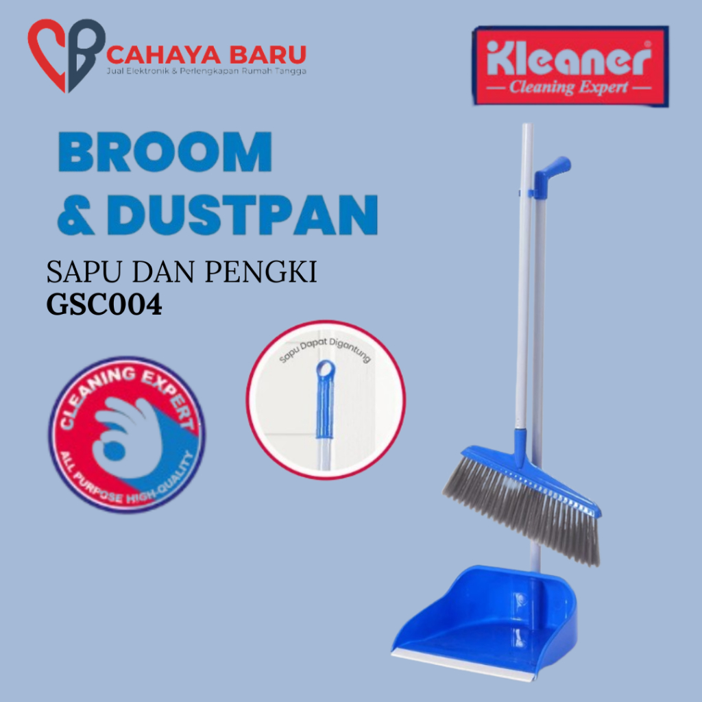 Jual KLEANER SAPU PENGKI GSC004/Sapu Lantai dan Pengki 1 Set Lengkap ...