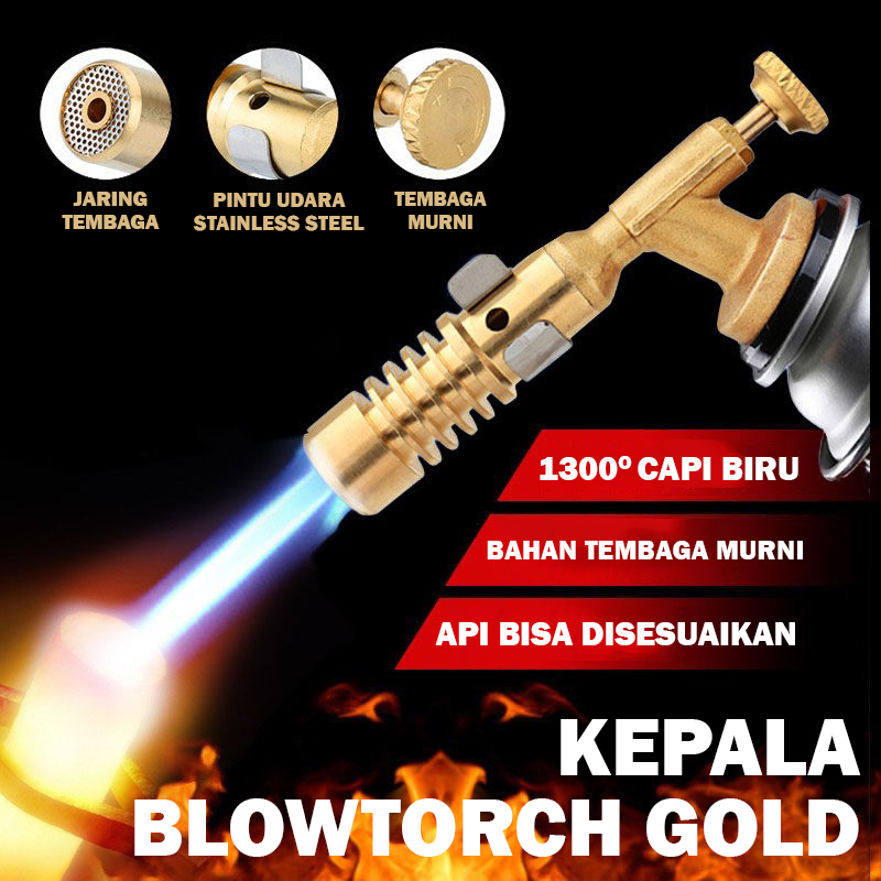 Jual Flame Gun Blow Torch Kepala Gas Torch Kaleng Tabung - Pemantik Api Otomatis Torch Bahan ...