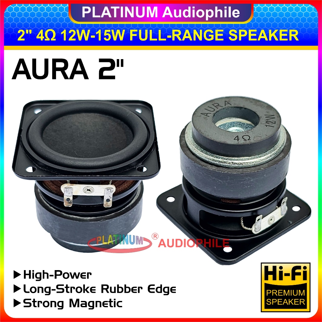 Jual Speaker AURA 2" Fullrange 12W-15W 4 ohm Hifi Speker 2 inch Full ...