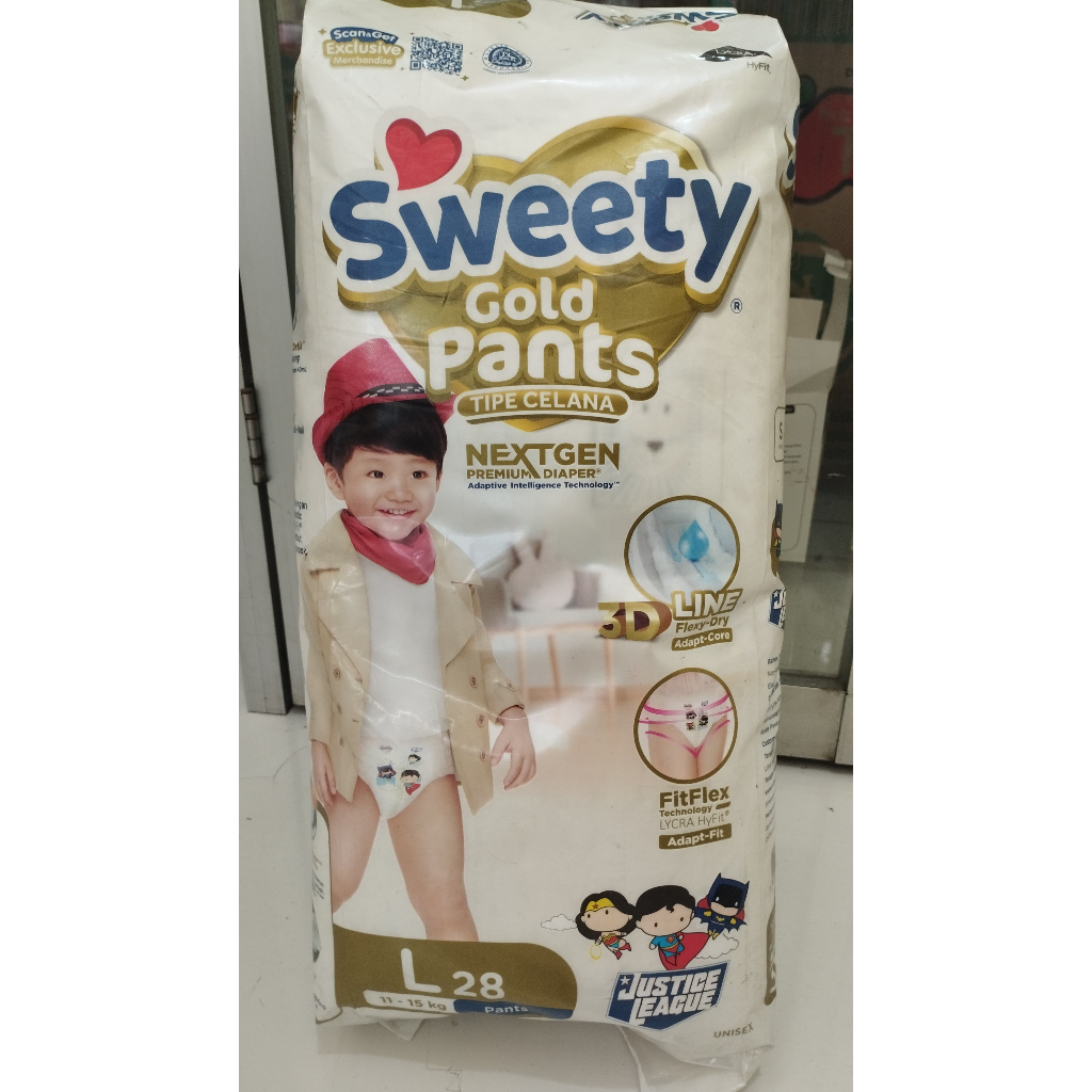 Jual SWEETY GOLD PANTS UKURAN L28 | Shopee Indonesia
