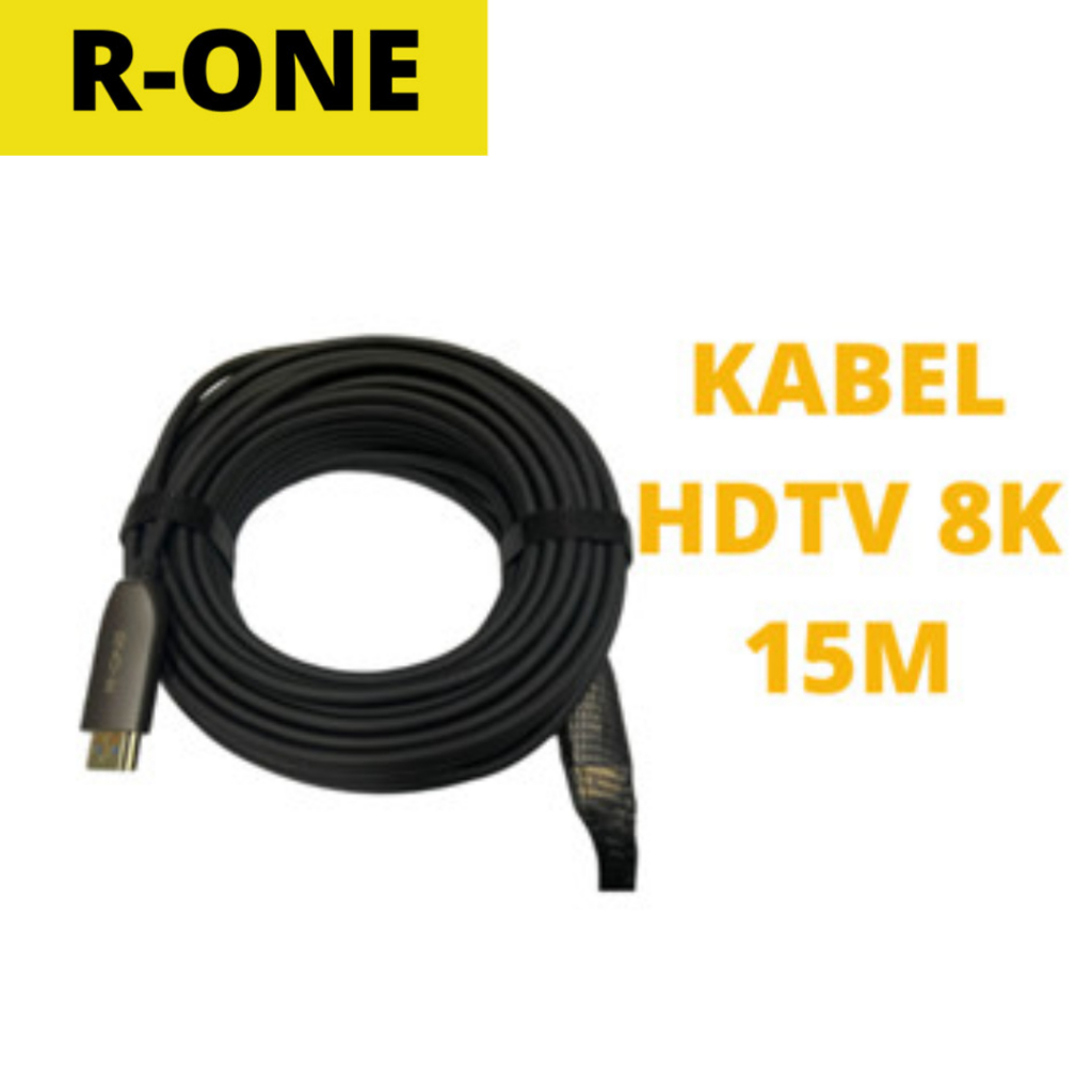 Jual R-ONE Kabel Hdmi 15M Support 8K Uhd Fiber Optic | Shopee Indonesia