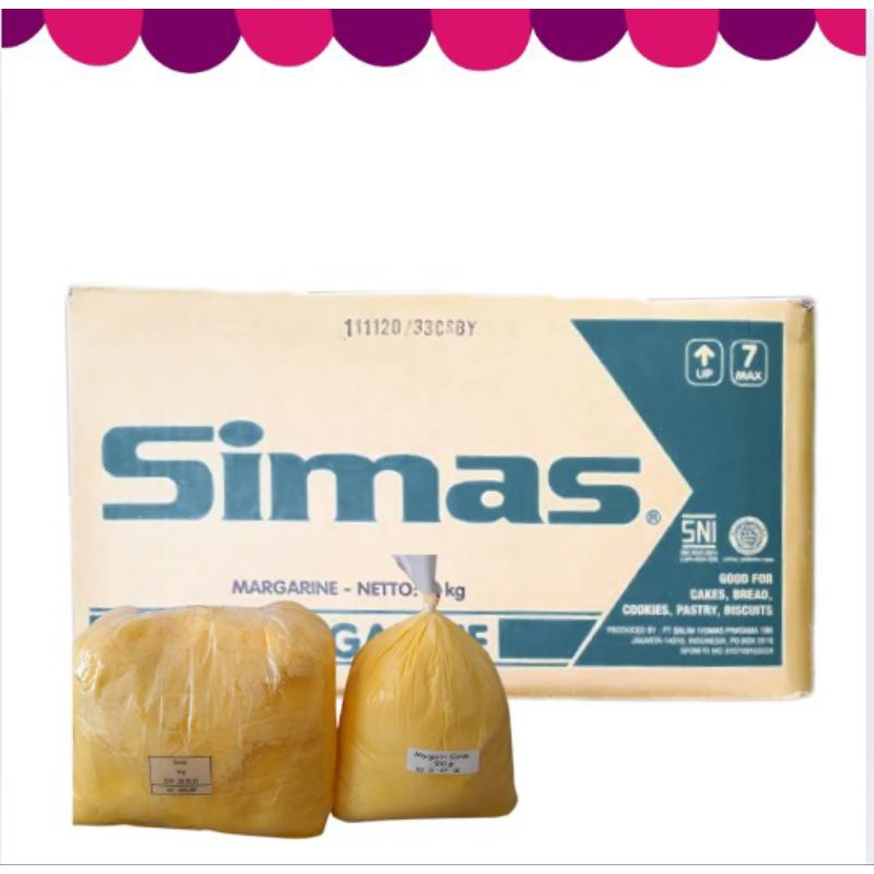 Jual Simas Margarine 500 gr/ 1 kg (repack) | Shopee Indonesia