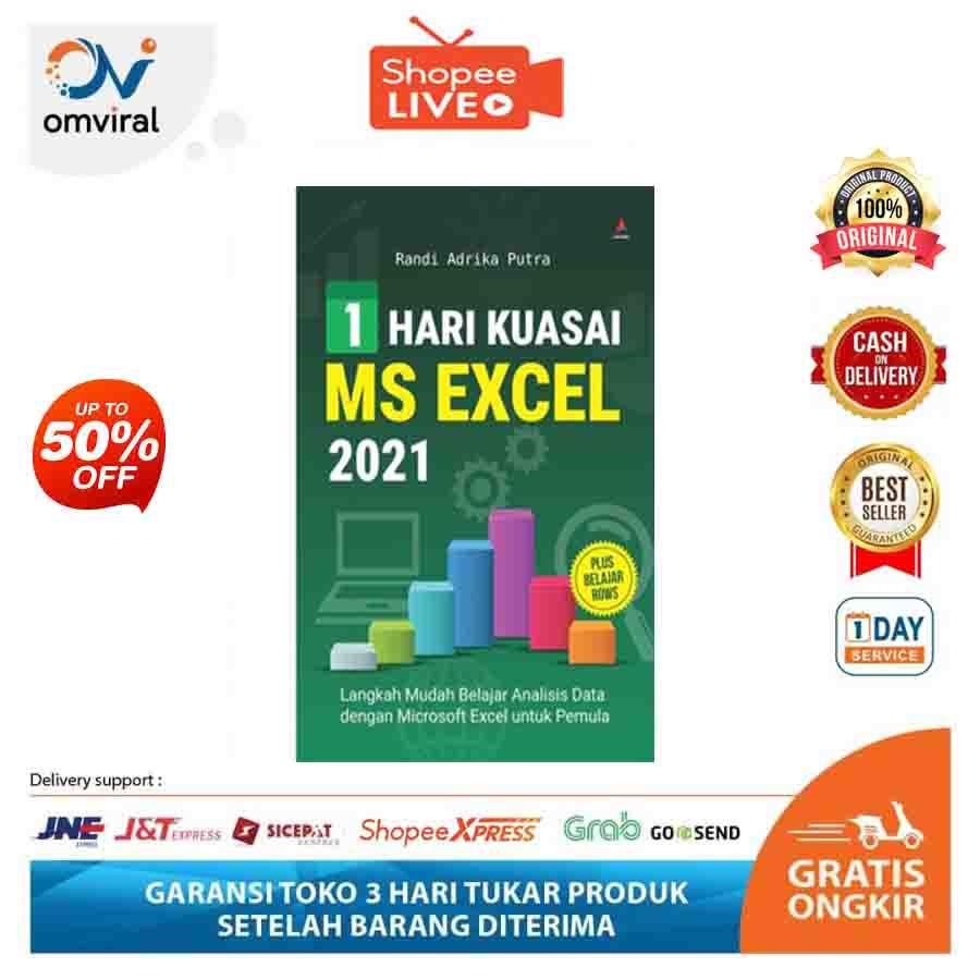 Jual OV30P - Buku 1 Hari Kuasai MS Excel 2021 : Langkah Mudah Belajar ...
