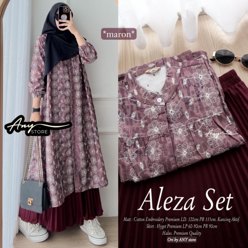 Jual Aleza Set by Any Realpict 5 Warna | Shopee Indonesia