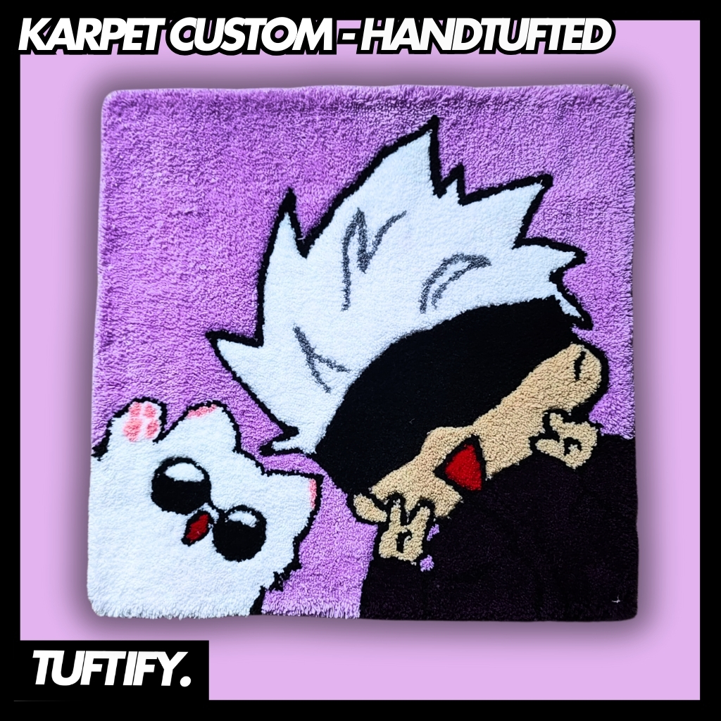 Jual Karpet lantai custom anime aesthetic / Tufting rug custom anime ...