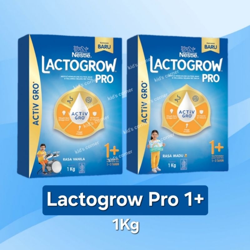 Jual Lactogrow Pro 1+ Vanila/Madu 1kg Nestle Activ Gro Susu Pertumbuhan ...