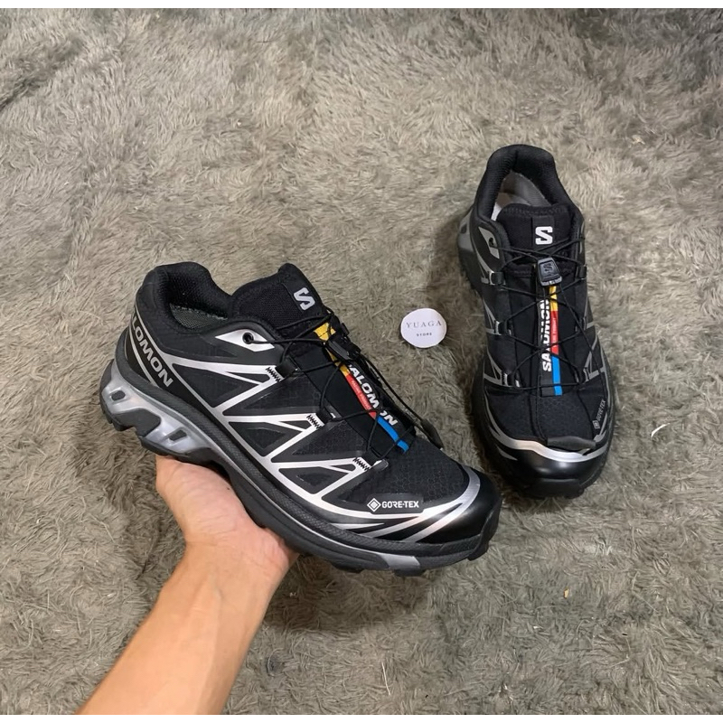 Jual (size 40) Salomon XT-6 Gore-tex Black Silver Original | Shopee Indonesia