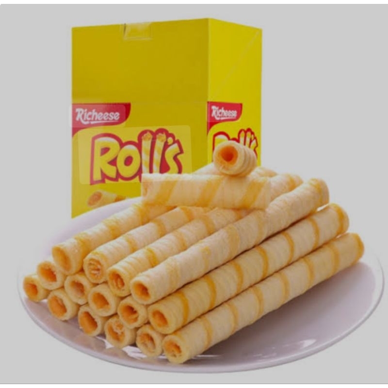 Jual Nabati Rolls Cheese Wafer stick richeese Wafer roll Richoco isi 20 pc | Shopee Indonesia