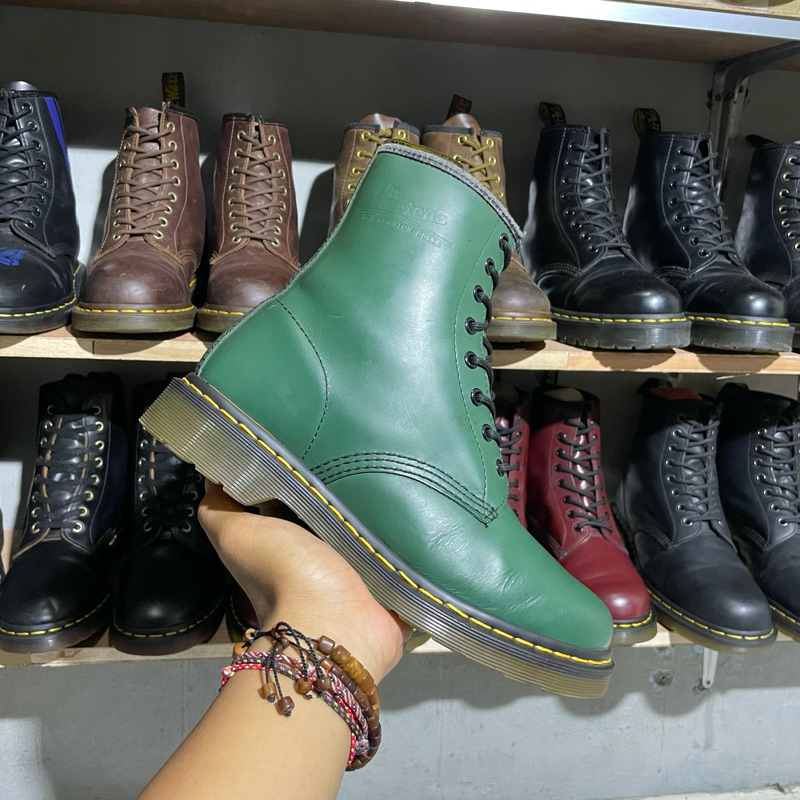 Jual dr martens 1460 green docmart original | Shopee Indonesia
