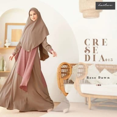 Jual NIBRAS HAITWO Cresedia 004 Aster Vest 008 Gamis Syari Set Jilbab ...