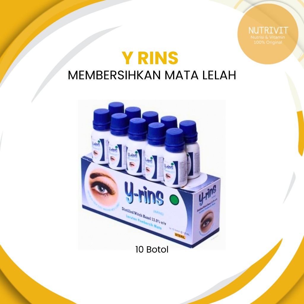 Jual Y RINS LARUTAN CUCI MATA 10 BOTOL | Shopee Indonesia