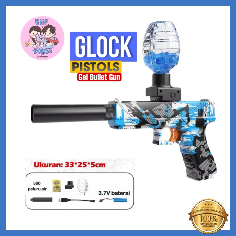 Jual MAINAN PISTOL 7.4V HIGH SPEED SENJATA MAINAN PELURU GEL TEMBAKAN ...