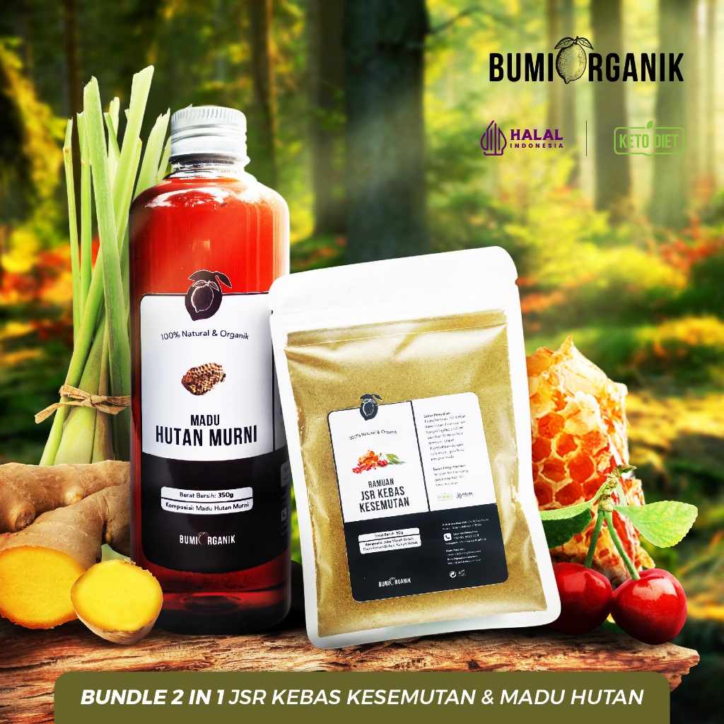 Jual JSR KEBAS & KESEMUTAN + MADU HUTAN/MULTIFLORA 2IN1 RESEP DR ZAIDUL ...