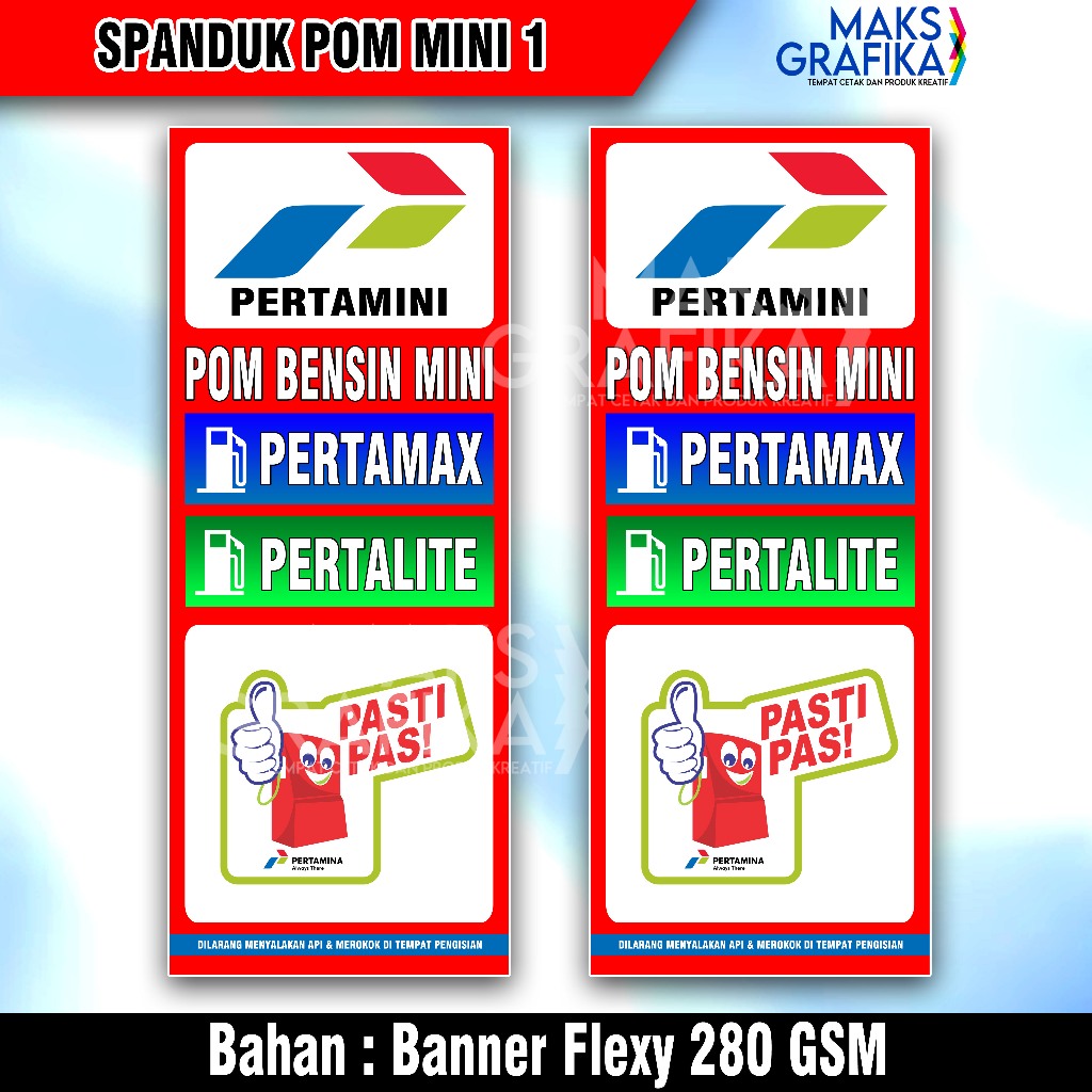 Jual spanduk banner pertamini / pom mini / pom bensin mini | Shopee ...