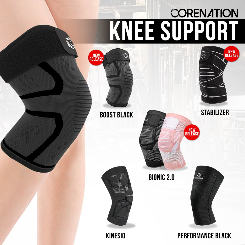 Jual CoreNation Performance Knee Support Strap | Compression Pad Sleeve ...
