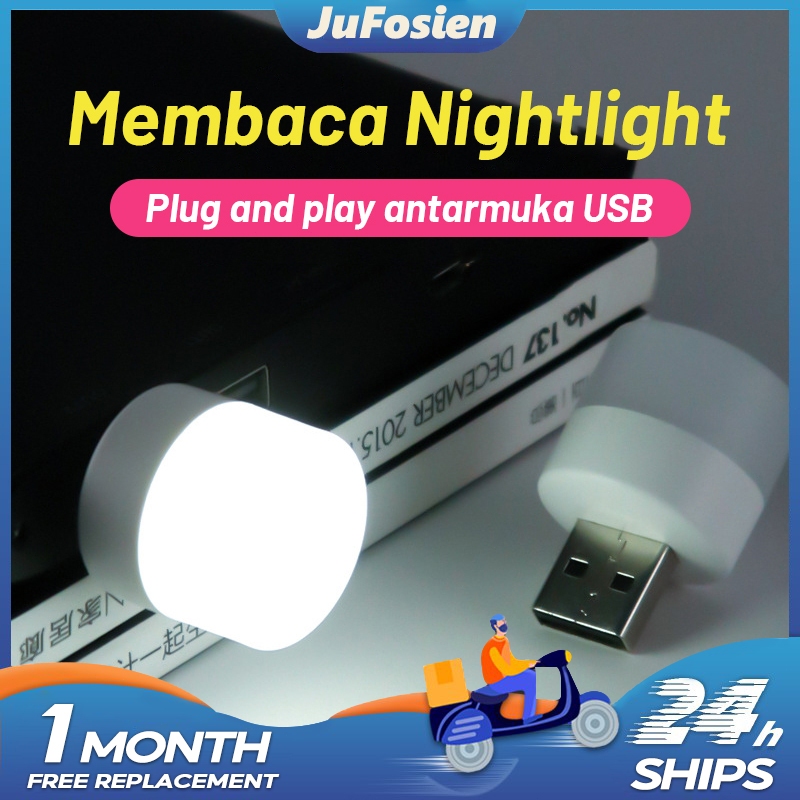 Jual Lampu Kecil Tidur Usb Mini LED Belajar Baca Night light Kamar ...