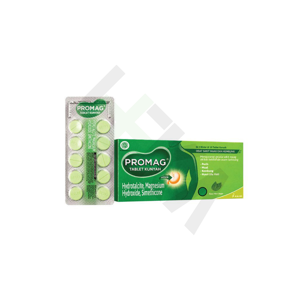 Jual Promag Tablet Obat Maag Dus isi 3x10 Tablet [Majapahit] | Shopee ...