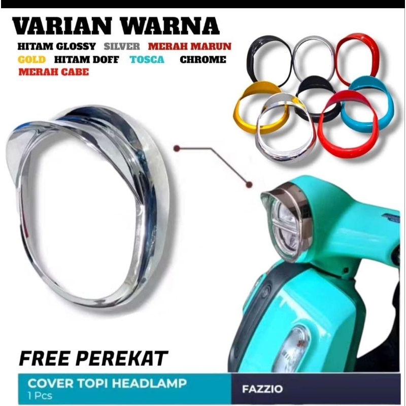 Jual Topi headlamp fazzio cover headlamp topi fazzio plus lem 3m ...