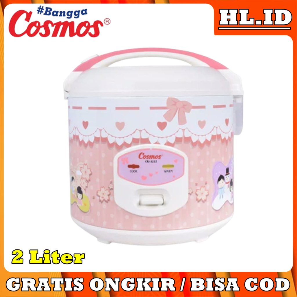 Jual COSMOS CRJ-3232 Magic Com Rice Cooker Cosmos 2 Liter Bergaransi ...