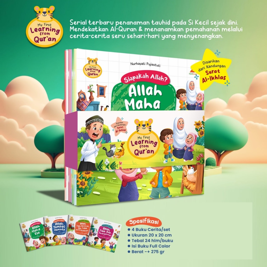 Jual Ziyadbooks Official buku seri My First Learning from Qur'an Siapakah Allah buku anak muslim ...