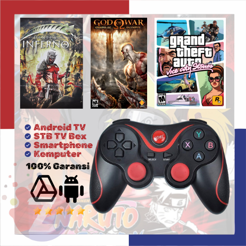 Jual Wireless Gamepad X3 for Smart TV Android & Smartphone Plus 100 ...