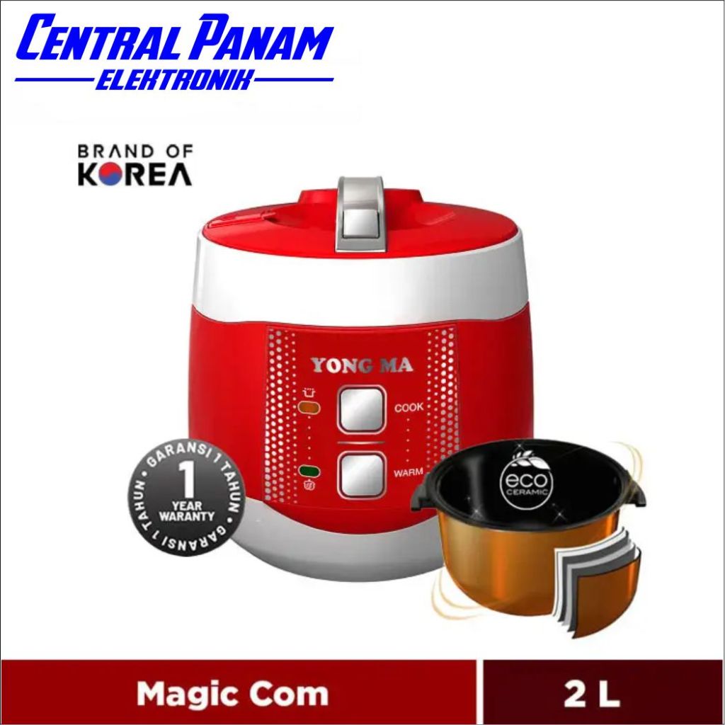 Jual YONG MA Magic Com 2L SMC 6013 Central Panam Elektronik | Shopee ...