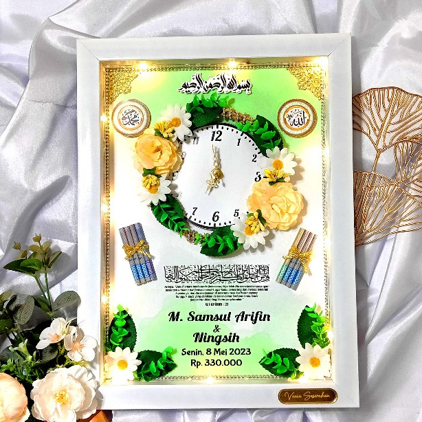 Jual Frame mahar Pernikahan Jam / Mahar Islami / Mahar Murah | Shopee ...