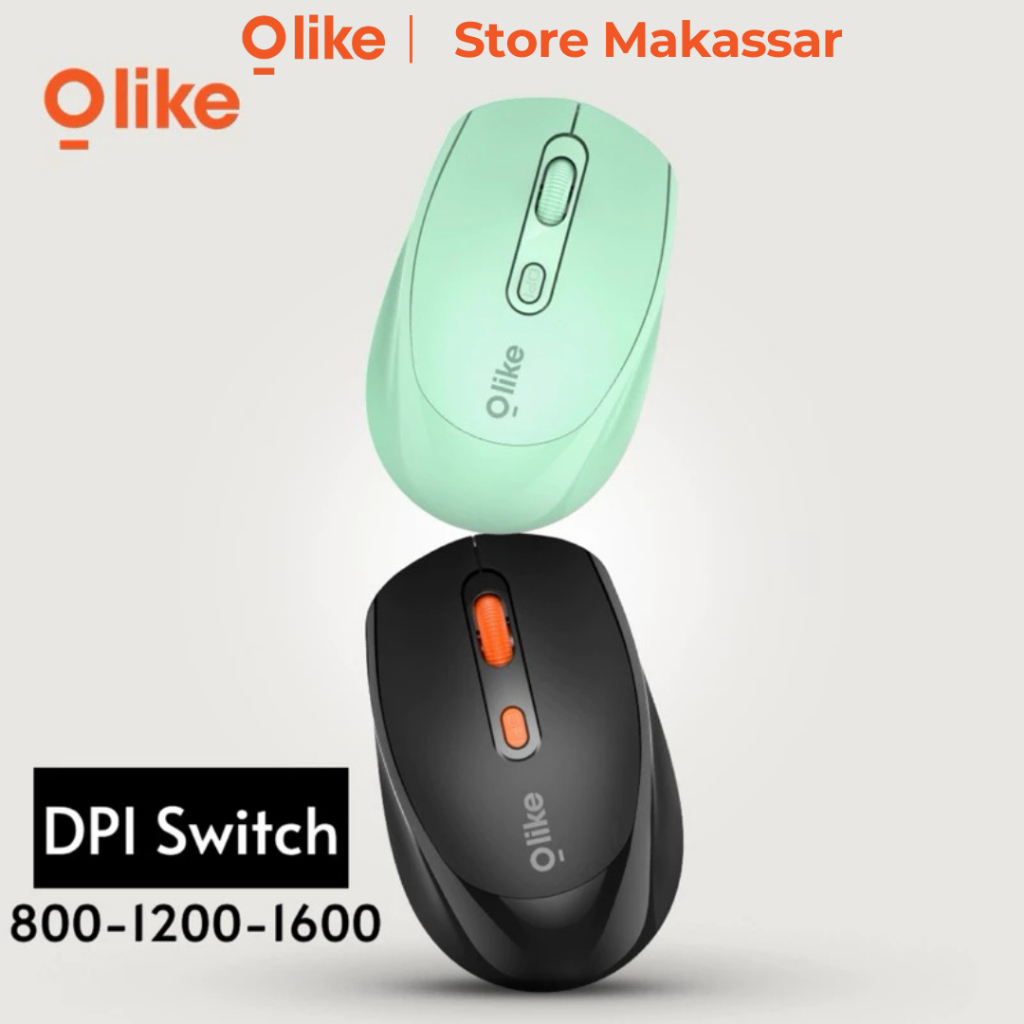 Jual OLIKE Mouse Wireless M202 ProConnect USB 2.4G Optical Ergonomic ...