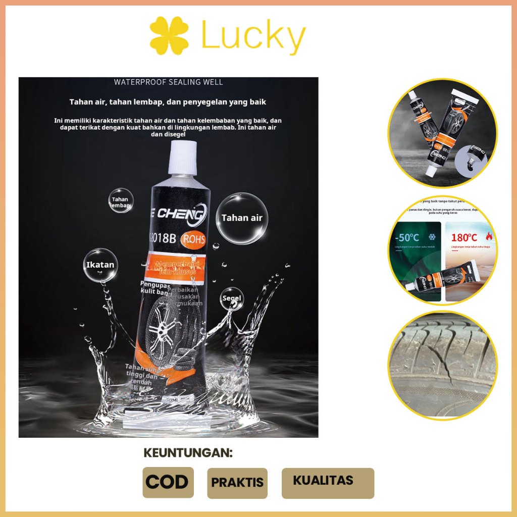 Jual Lem karet khusus perbaikan ban retak samping ban mobil lem ...