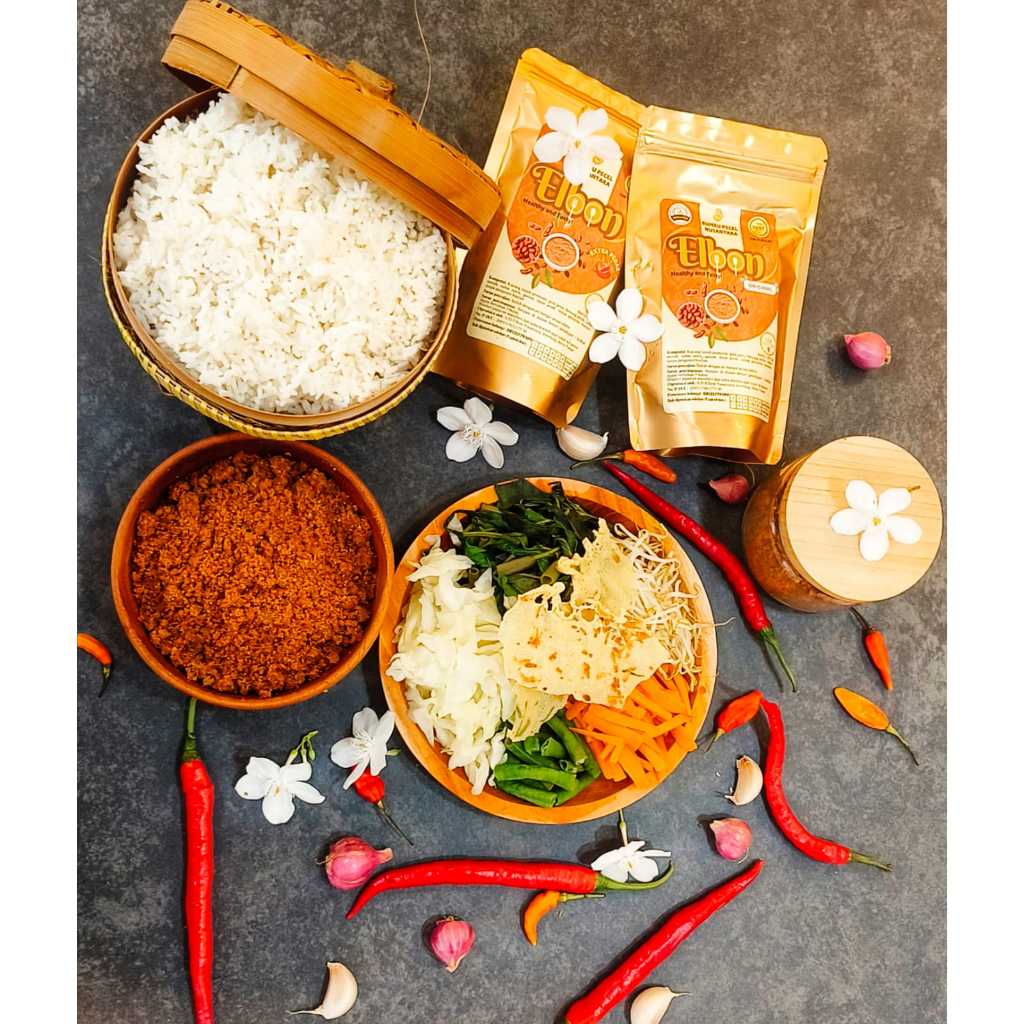 Jual Bumbu Pecel ELBON Khas Kota Santri 200 grm | Shopee Indonesia