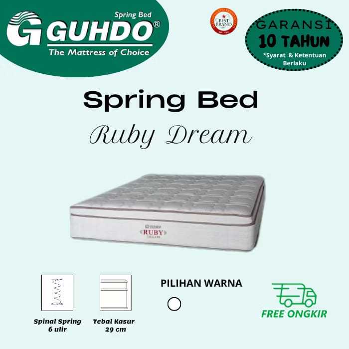 Jual Springbed Guhdo Ruby Dream Latex Divan Sandaran Venetian