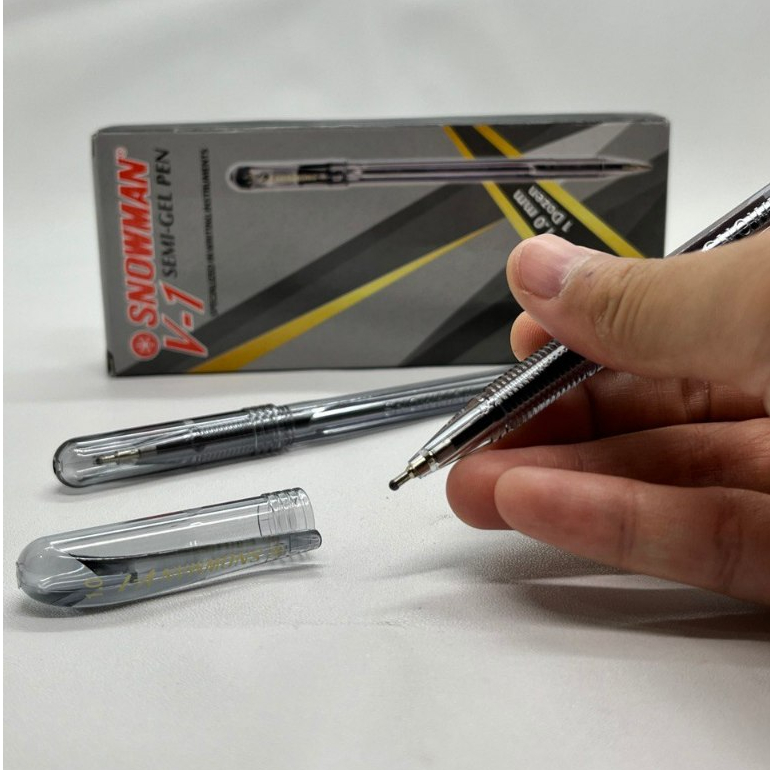 Jual Bolpoin Snowman V1 Hitam (1 lsn) | Shopee Indonesia