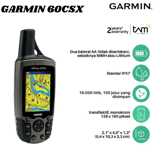 Jual Garmin Gps / GPS Garmin 60Csx Baru Garansi 1 Tahun | Shopee Indonesia