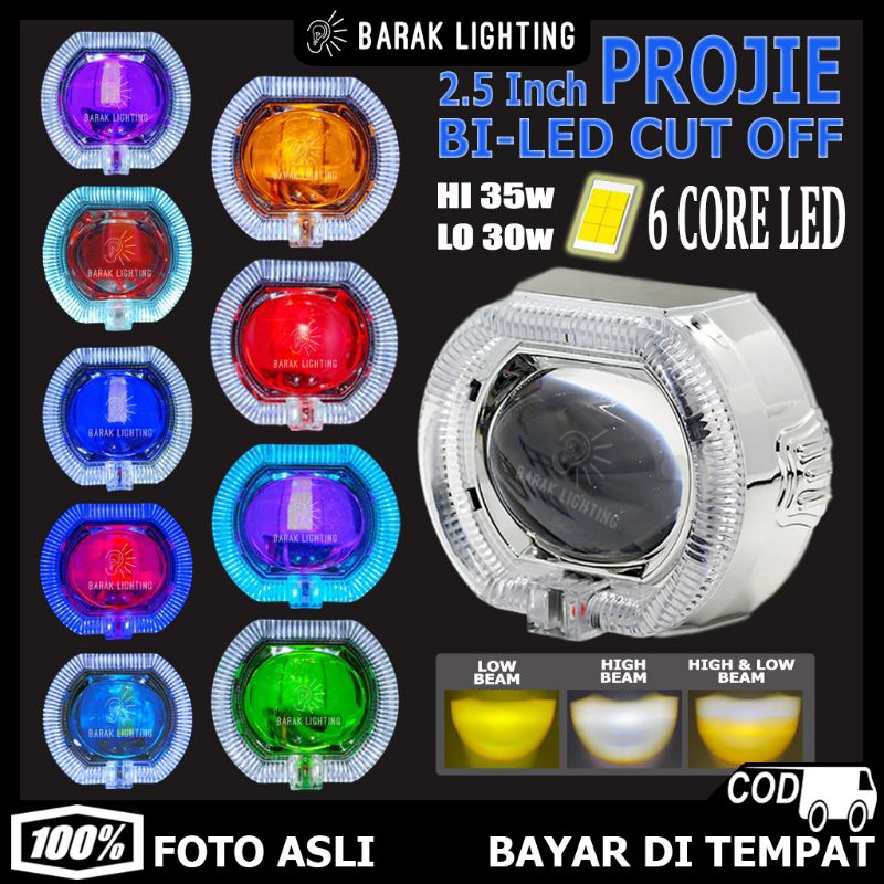 Jual Projie Biled Cut Off 2.5 Inci Ala Ala Low 30W High 35 Lampu Biled ...