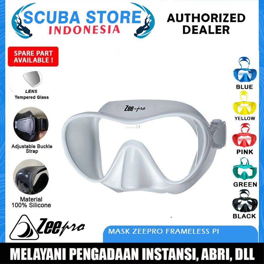 Jual Mask Zeepro Frameless PI Scuba Diving Snorkeling Snorkling ...