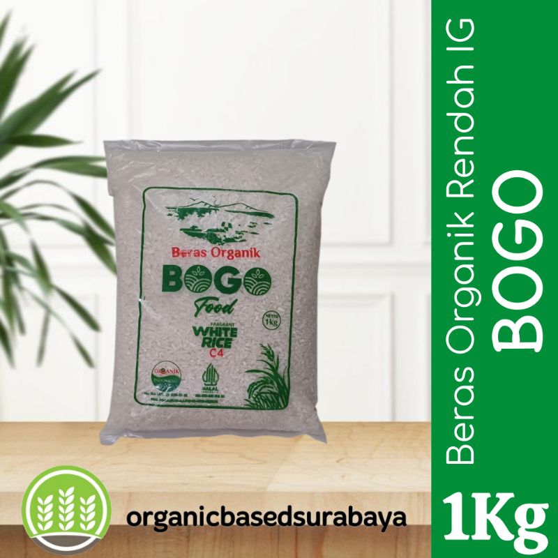 Jual Beras Putih Organik 1KG (Rendah IG)/Beras Diabet, Non GMO,Non ...