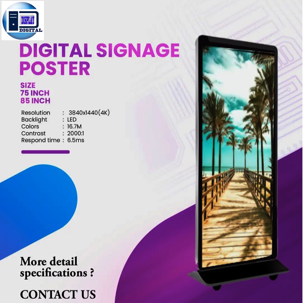 Jual Digital signage poster 75 inch | Shopee Indonesia